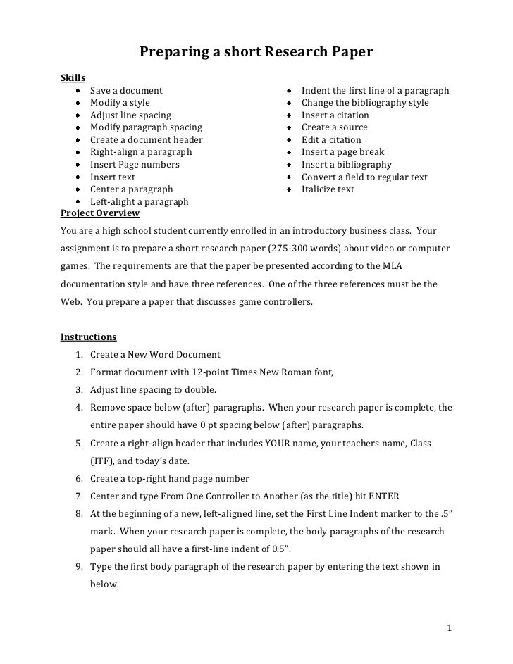  Psychology Research Paper Introduction Example Introduction To