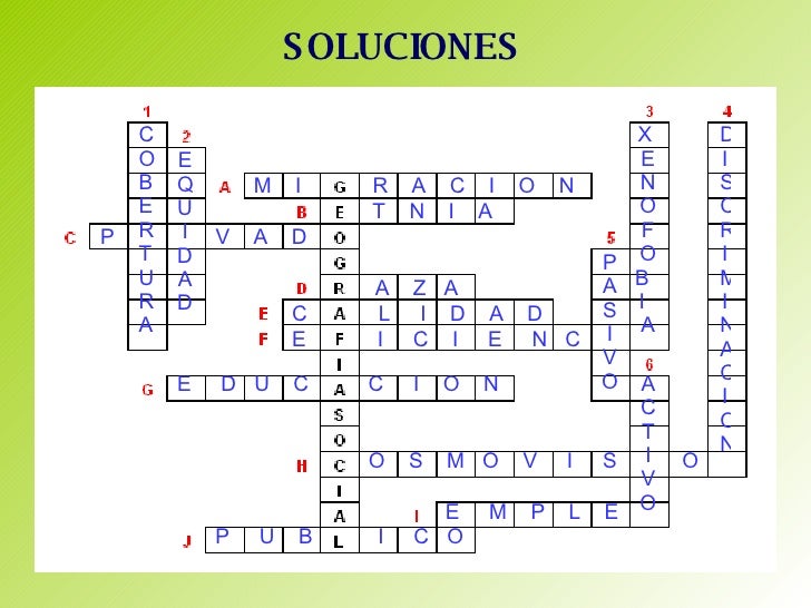 Crucigrama sobre el dia del trabajador - Imagui