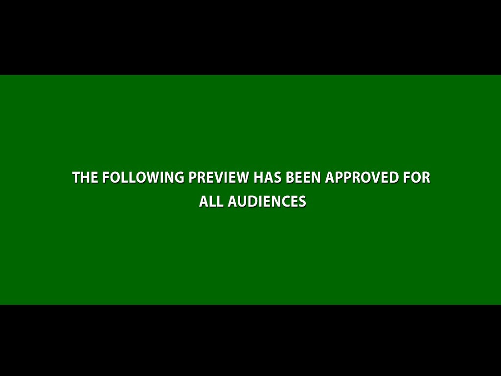 The Following Preview Has Been