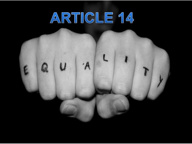 Article 14 Constituition