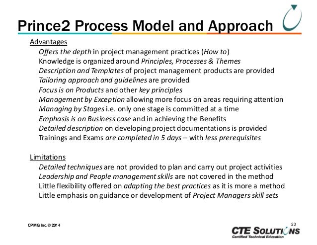 Prince2 & PMBOK Comparison Demystified Prince2 & PMBOK Comparison Demystified