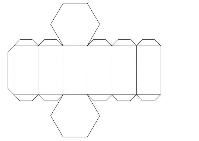 Prisma de base hexagonal