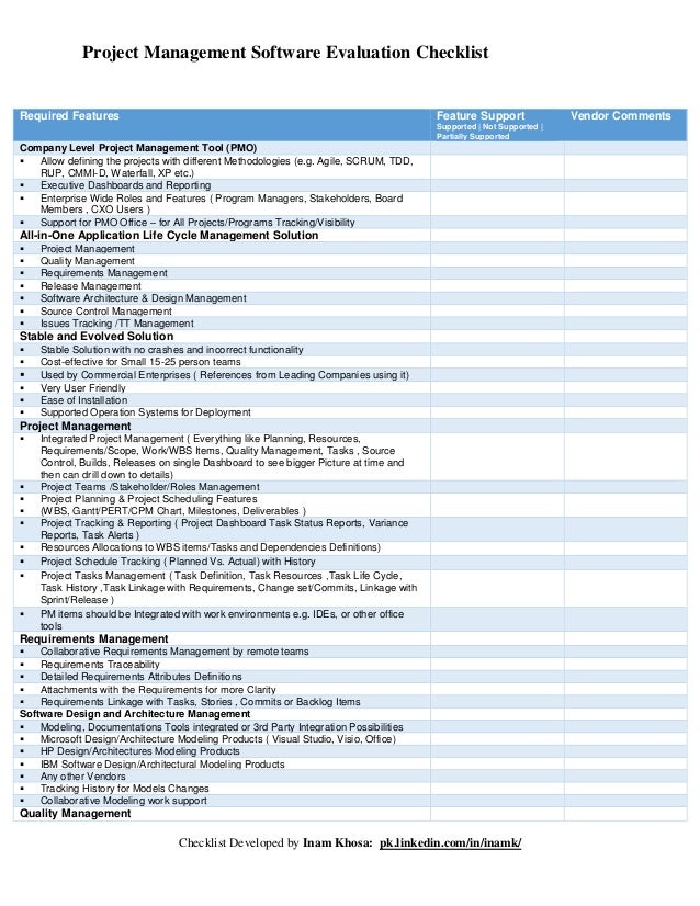 project-management-software-requirement-checklist