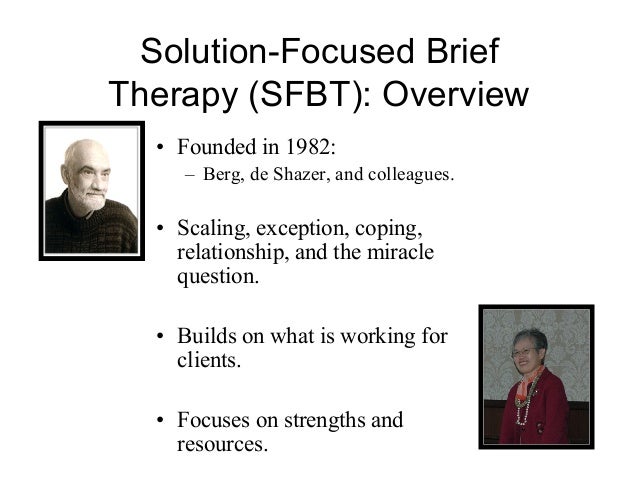 Question Utilization in Solution Focused Brief Therapy