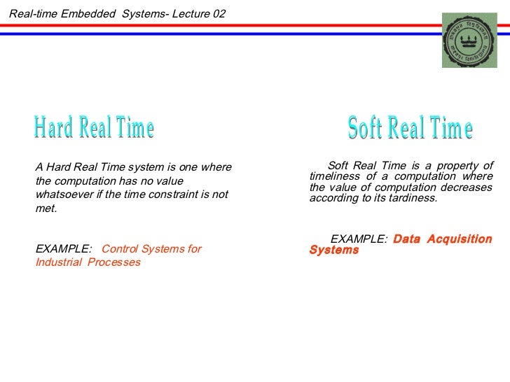 Real Time Embedded System Lec 02