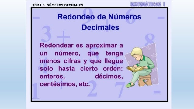 Redondear Números Decimales 