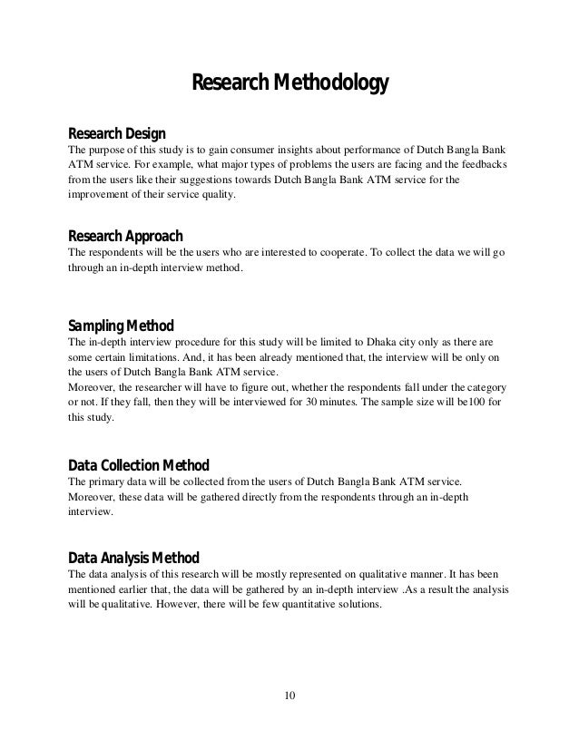 Example Of Methodology In Qualitative Research Methodology Sample In