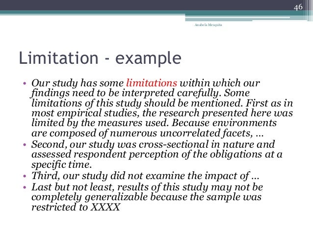  Delimitation And Limitation In Research Sample Scope And Delimitation 2019 02 02