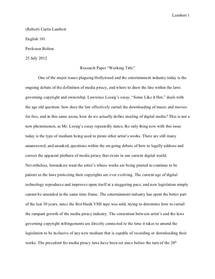 Ruff Draft Paper