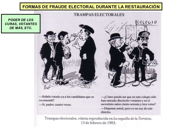 Restauracion Y Fraude Electoral