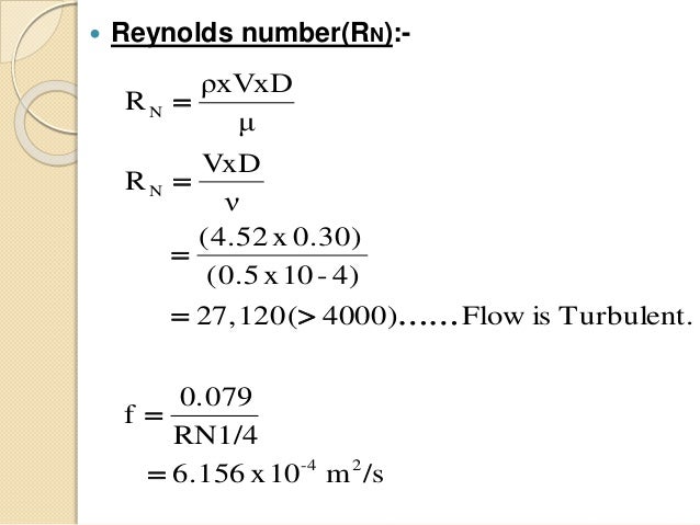 Reynold number (Fluid Mechanics)(FM)