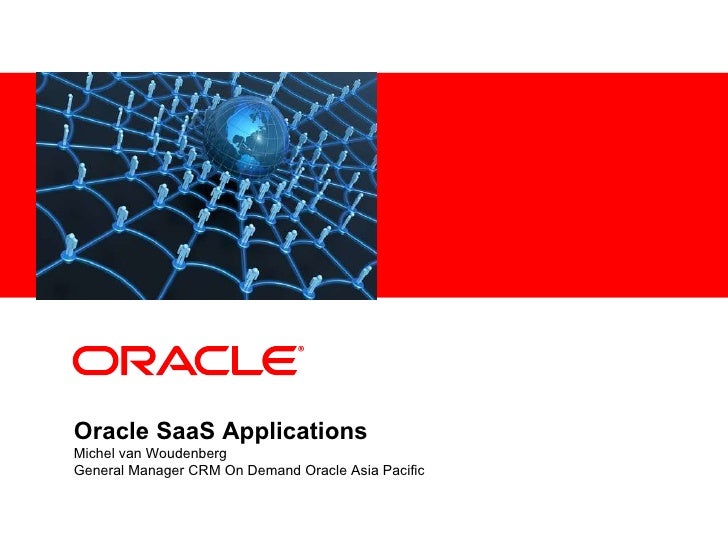 Oracle Saas Applications Overview