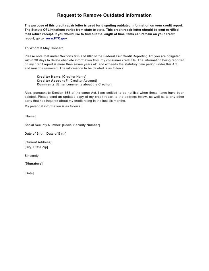 Sample Letter Request To Remove Outdated Information sample-letter-request-to-remove-outdated-information