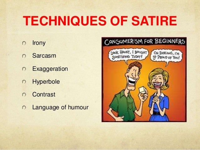 Techniques of Satire