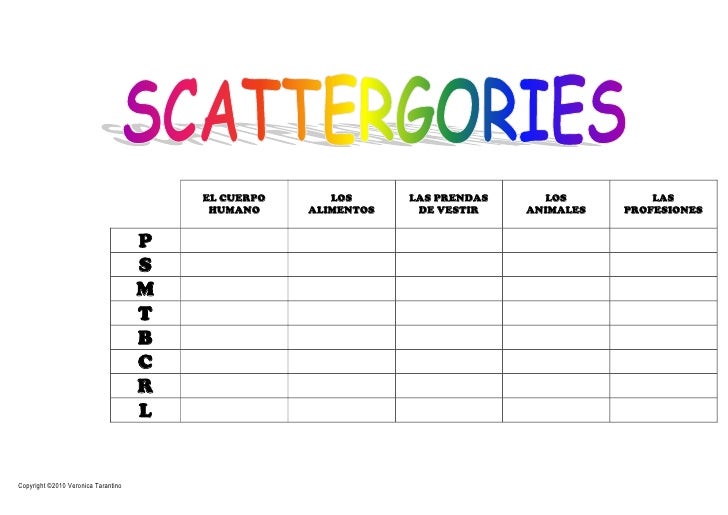 Scattergories