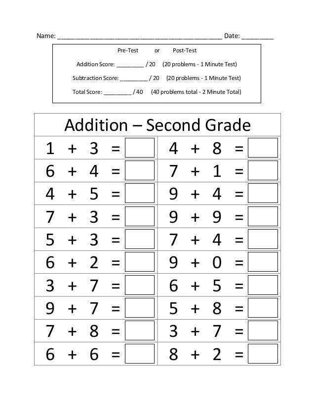 Math Questions For 2nd Graders Math Questions For 2nd Graders