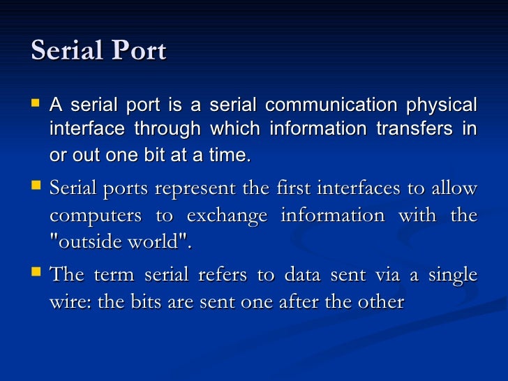 Serial Port And Parallel Port Difference at Millard Brochu blog Serial Port And Parallel Port Difference at Millard Brochu blog