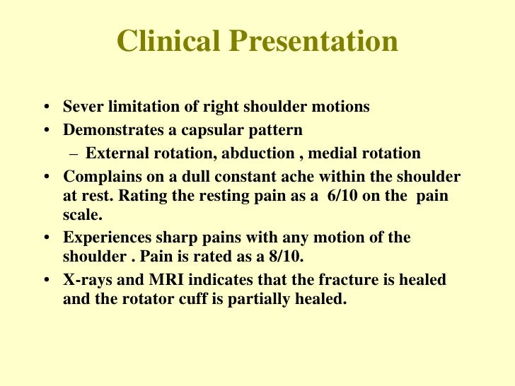 Shoulder Lecture Shoulder Lecture