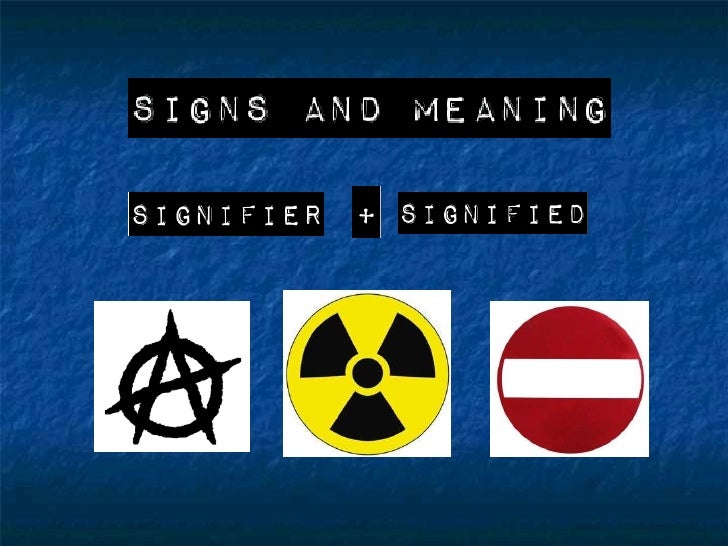 Signifier And Signified signifier-and-signified