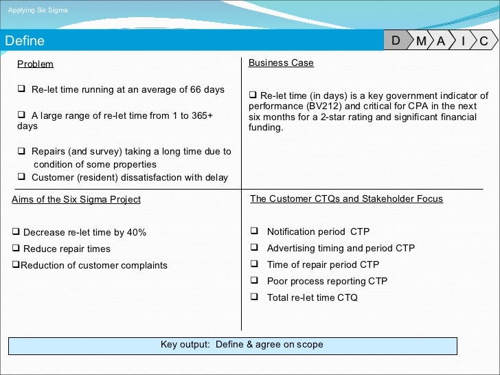 Six Sigma Storyboard Six Sigma Storyboard