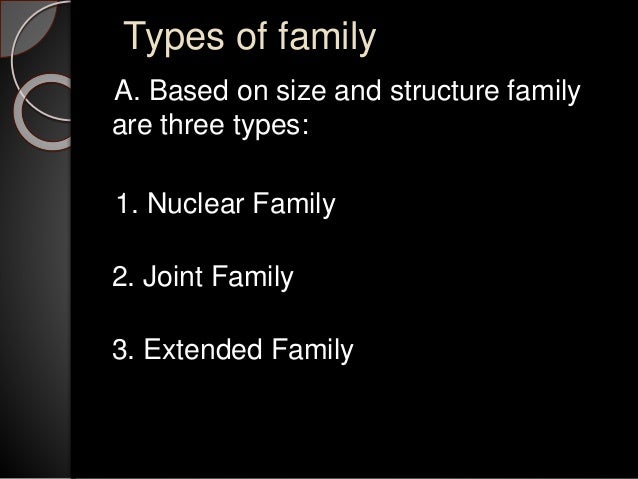 Sociology - the family institution