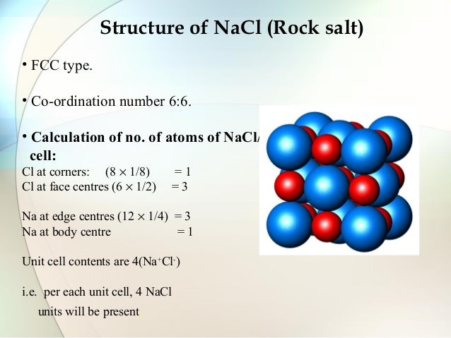 Solid state chemistry