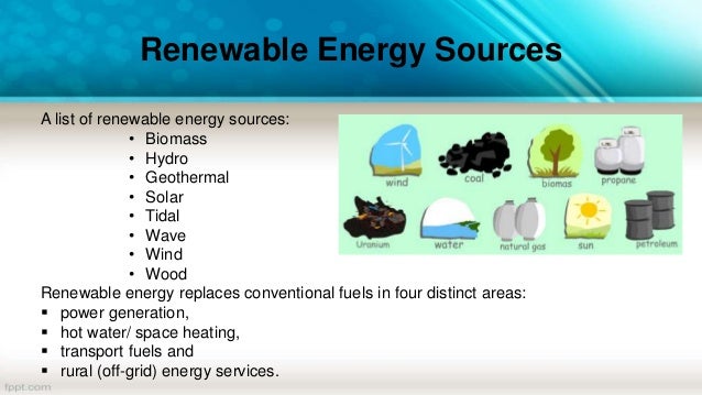 List Of Renewable Resources 