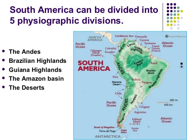 Brazilian Highlands In South America Map - United States Map