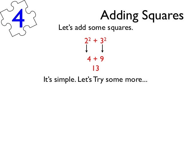 Applying Knowledge of Square Numbers and Square Roots