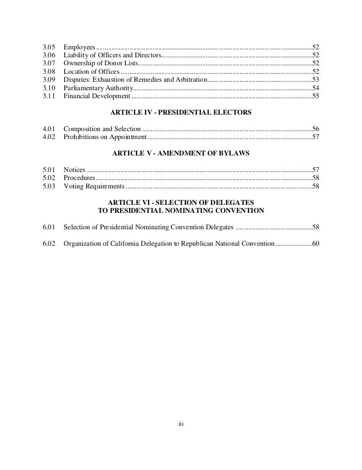 Standing Rules And Bylaws standing-rules-and-bylaws