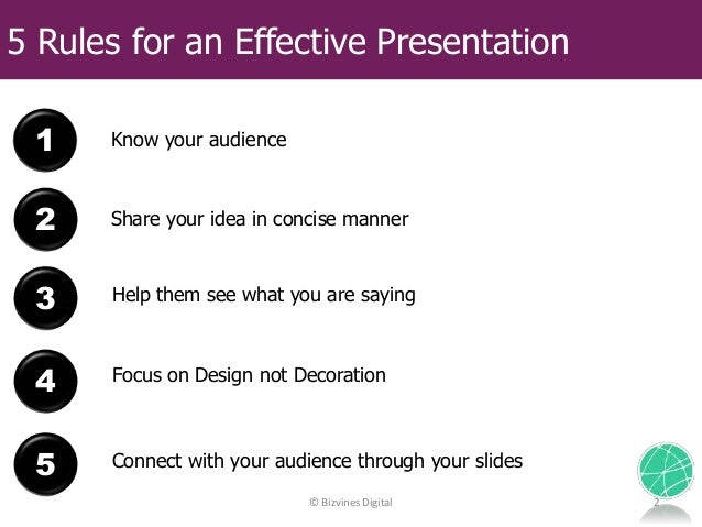 Guide To Make An Effective Presentation For Your Project
