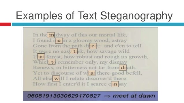 Steganography