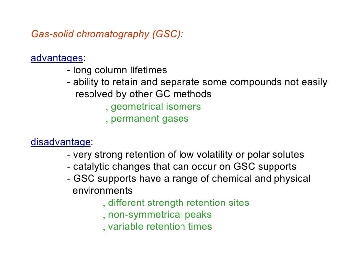 gas chromatography (GC) gas chromatography (GC)