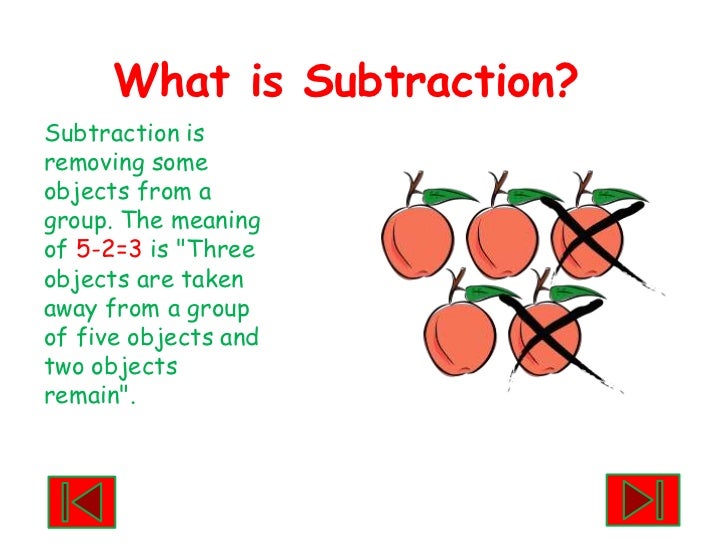 Subtraction Subtraction
