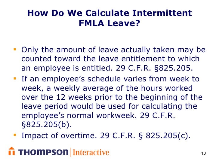 Controlling Intermittent Leave under the FMLA