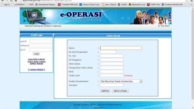 Panduan mengisi borang e-operasi | Afterschool.my Panduan mengisi borang e-operasi | Afterschool.my