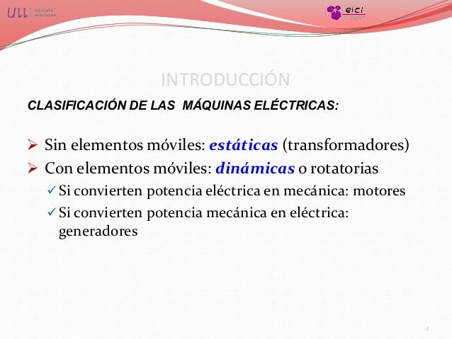 Máquinas Eléctricas Electromecánica