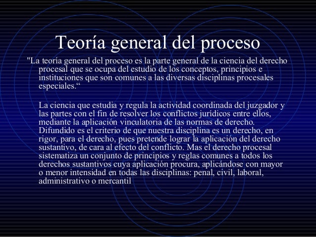 Teoria General Del Proceso