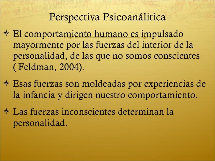Teoria Psicoanalitica