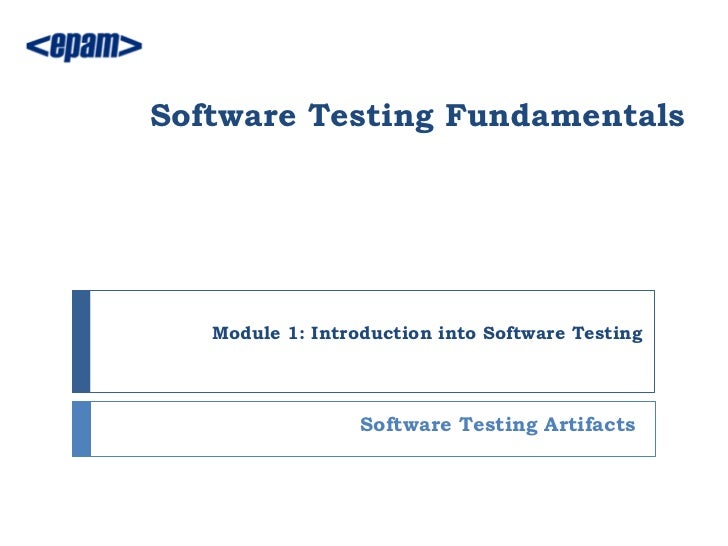 Testing Artifacts Test Cases 
