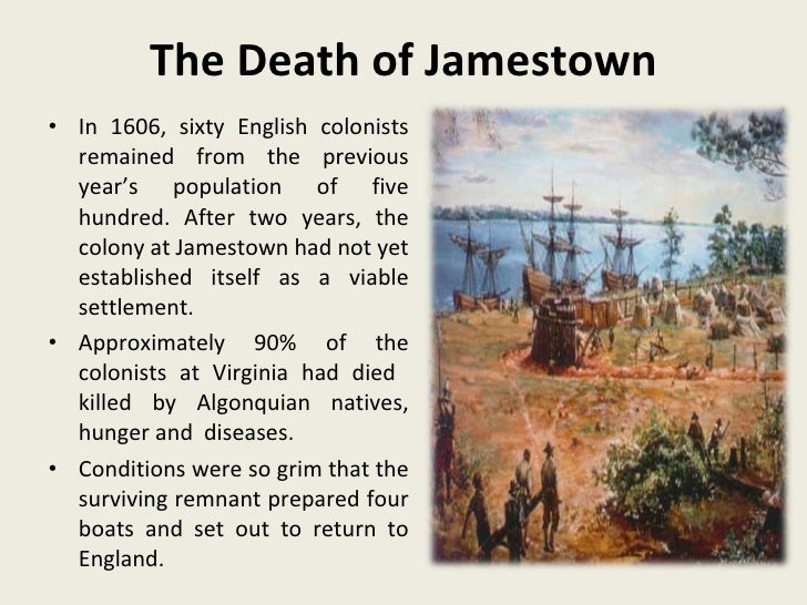The death of jamestown