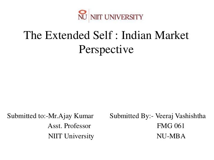 The Extended Self The Extended Self