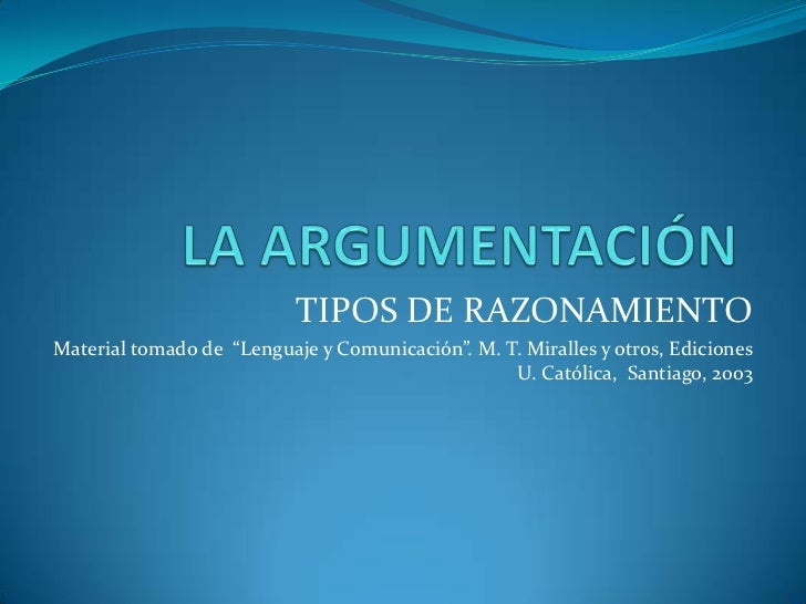 Tipos de argumentos - naarad