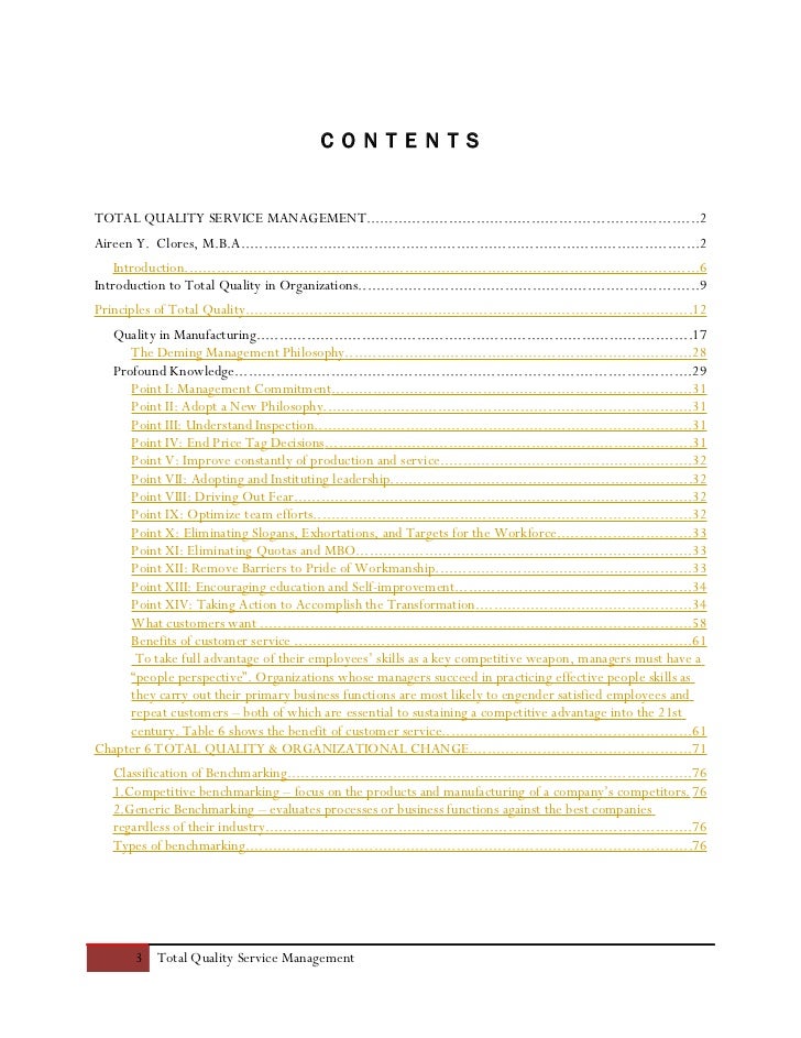 SOLUTION: Quality management class lectures_246184757-Quality-Service-management - Studypool