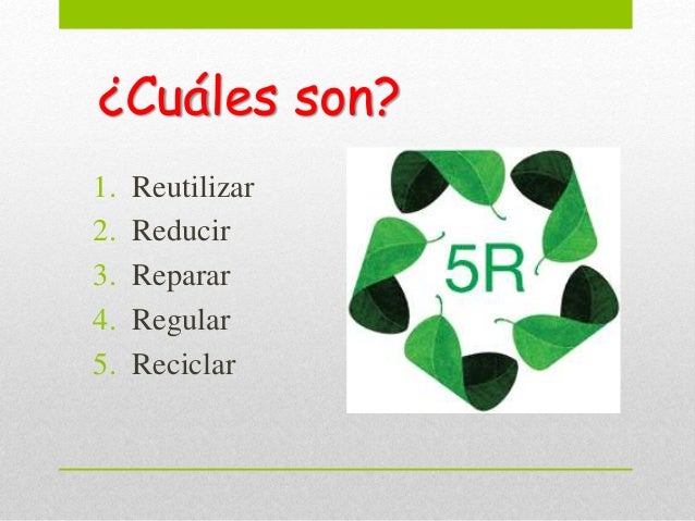 Las 5 "R"