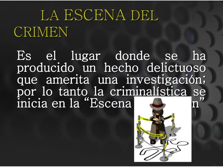 CRIMINALíSTICA