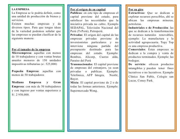 Tripticos de empresas ejemplos - Imagui