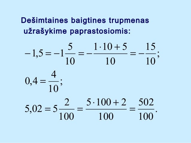 Trupmeniniai racionalieji skaičiai