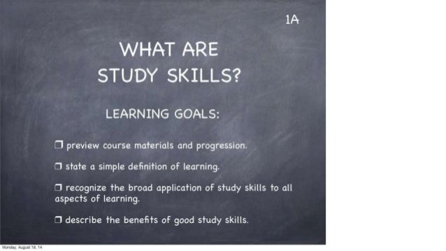Study Skills Classroom Slides study-skills-classroom-slides