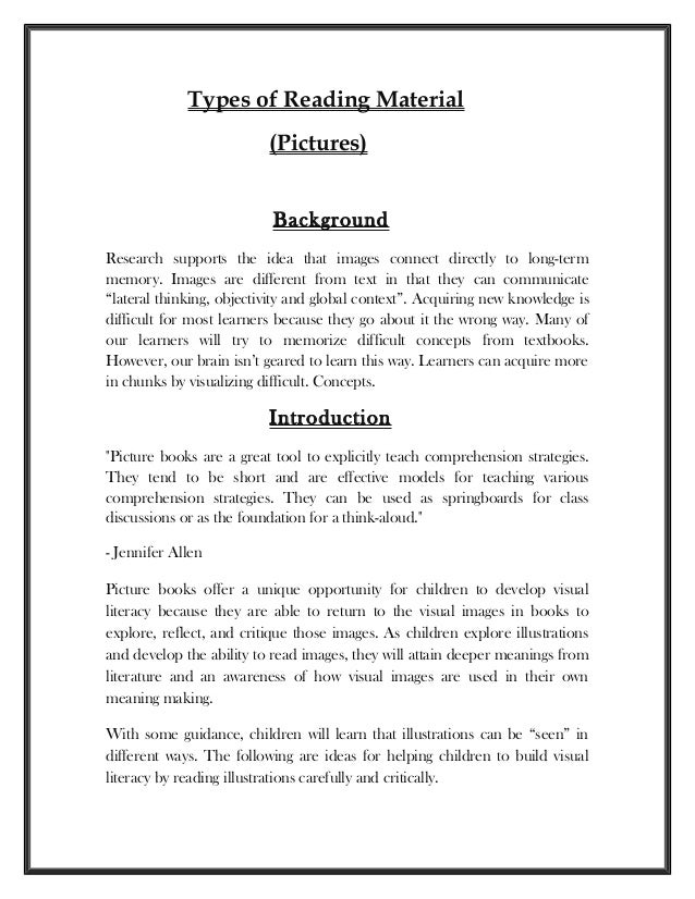 Types Of Reading Material types-of-reading-material